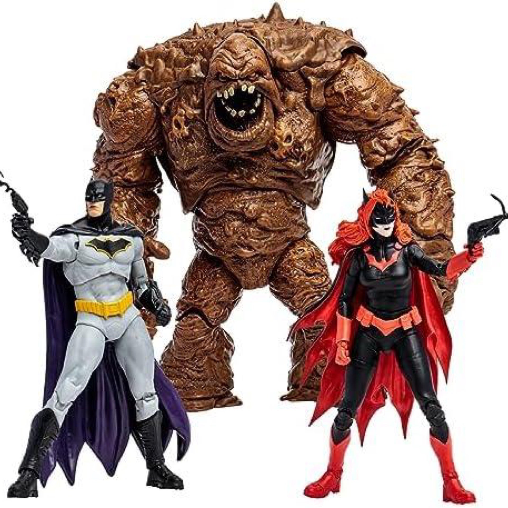 Mcfarlane DC Multiverse Clayface, Batman & Batwoman | Hidden Temple Toys