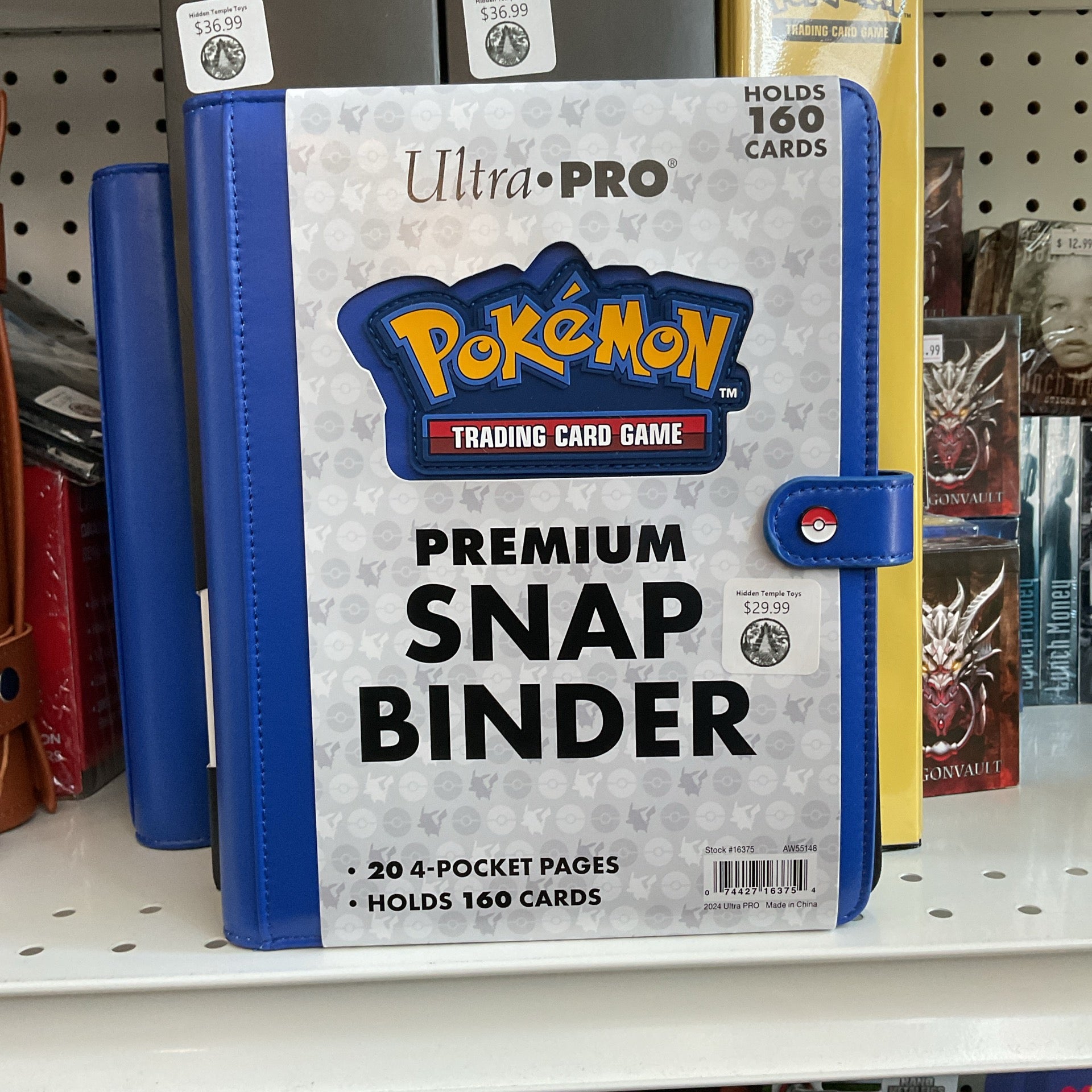 Binder Pokemon Premium Snap Binder 4 Pocket | Hidden Temple Toys
