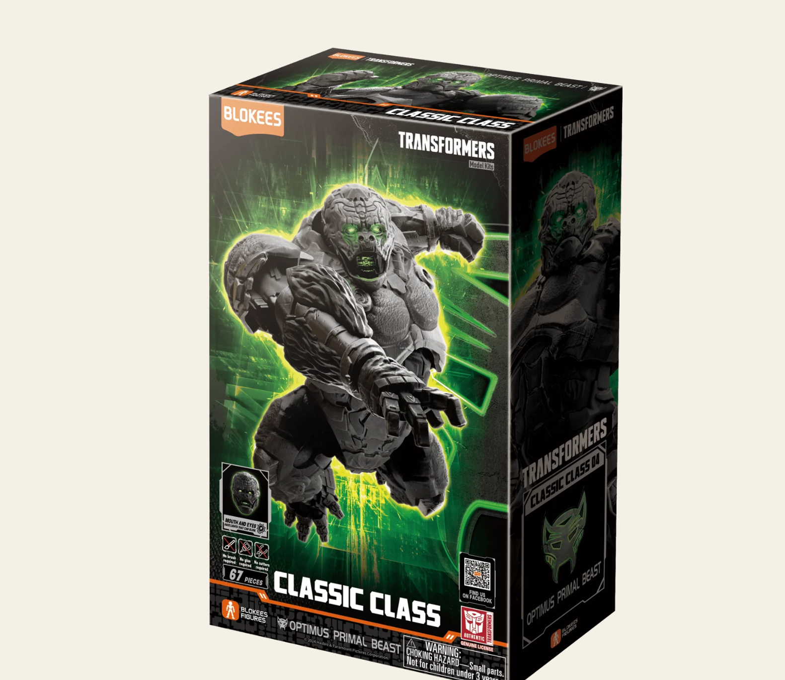 Transformers Classic Class Optimus Primal Beast 04 Rise of the Beasts ...