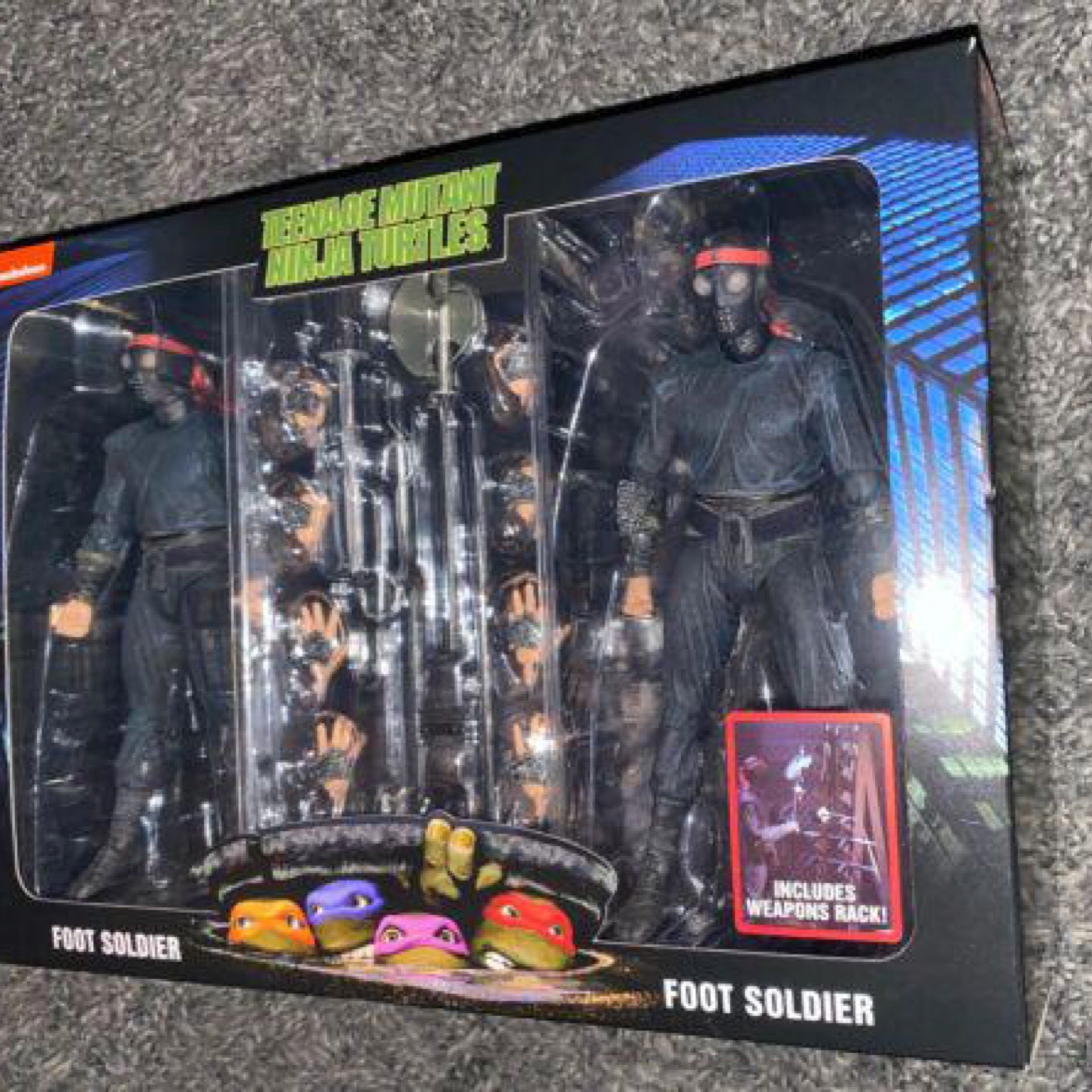 NECA Teenage Mutant Ninja Turtles 1990 Movie Foot Soldiers | Hidden ...