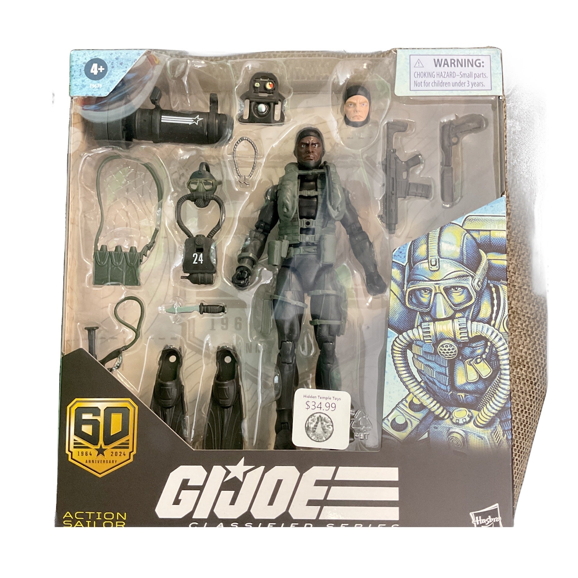 G.I. Joe Classified Series 60th Anniversary 6-Inch Action Sailor Recon ...