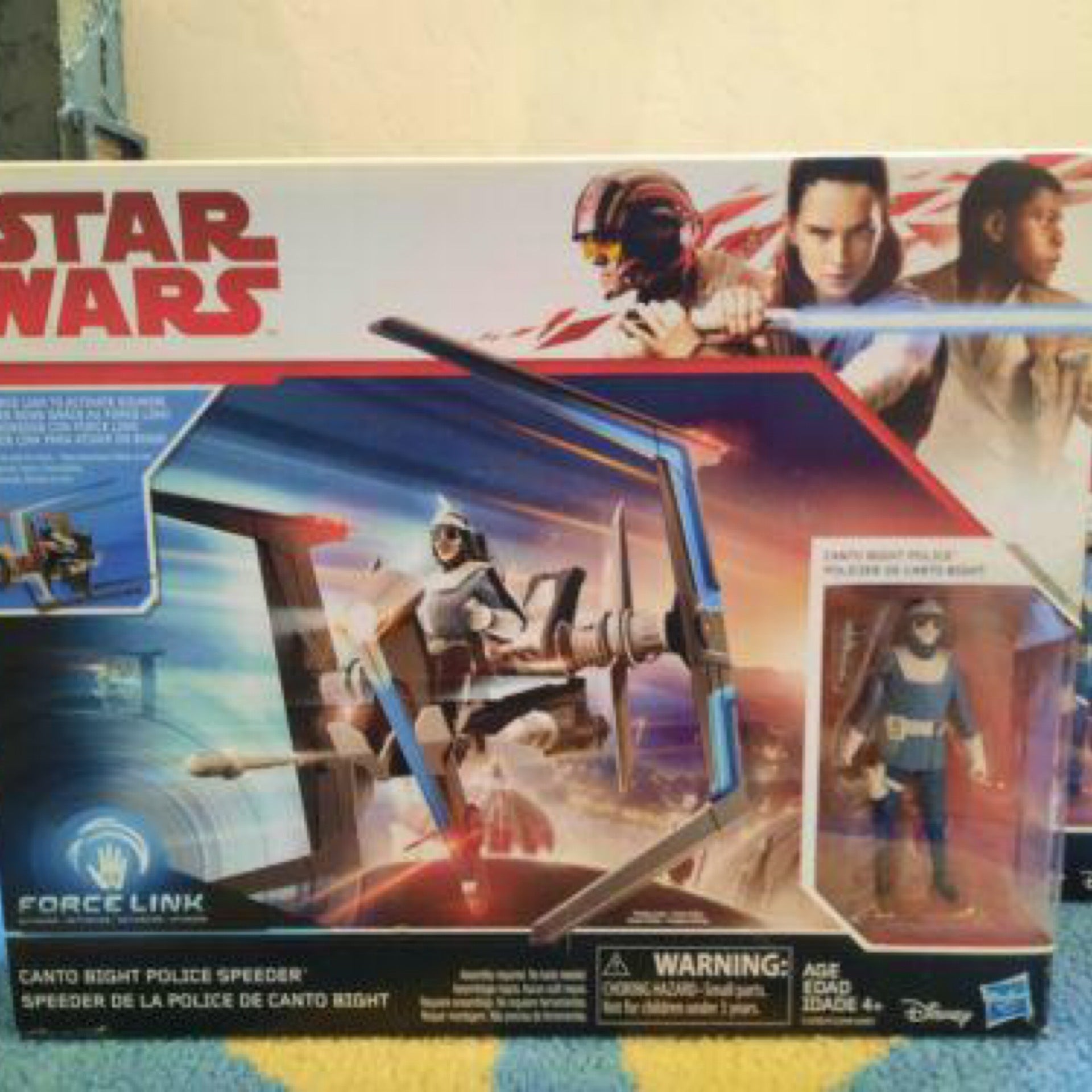 Star Wars Force Canto Bight Police Speeder and Canto Bight Police ...