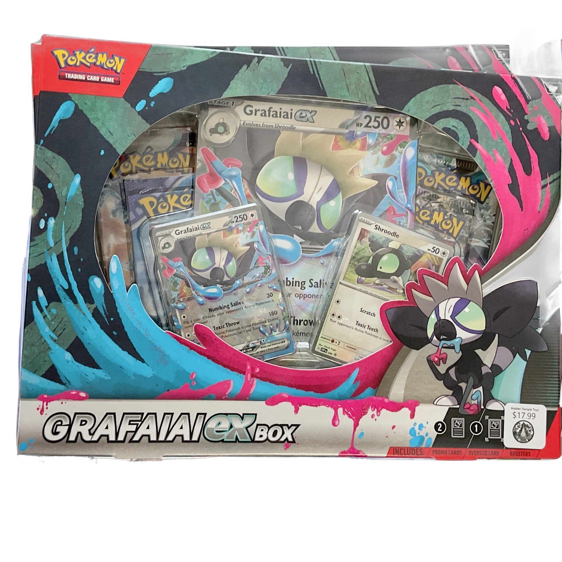 Pokemon Trading Card Game: Grafaiai Ex Box | Hidden Temple Toys