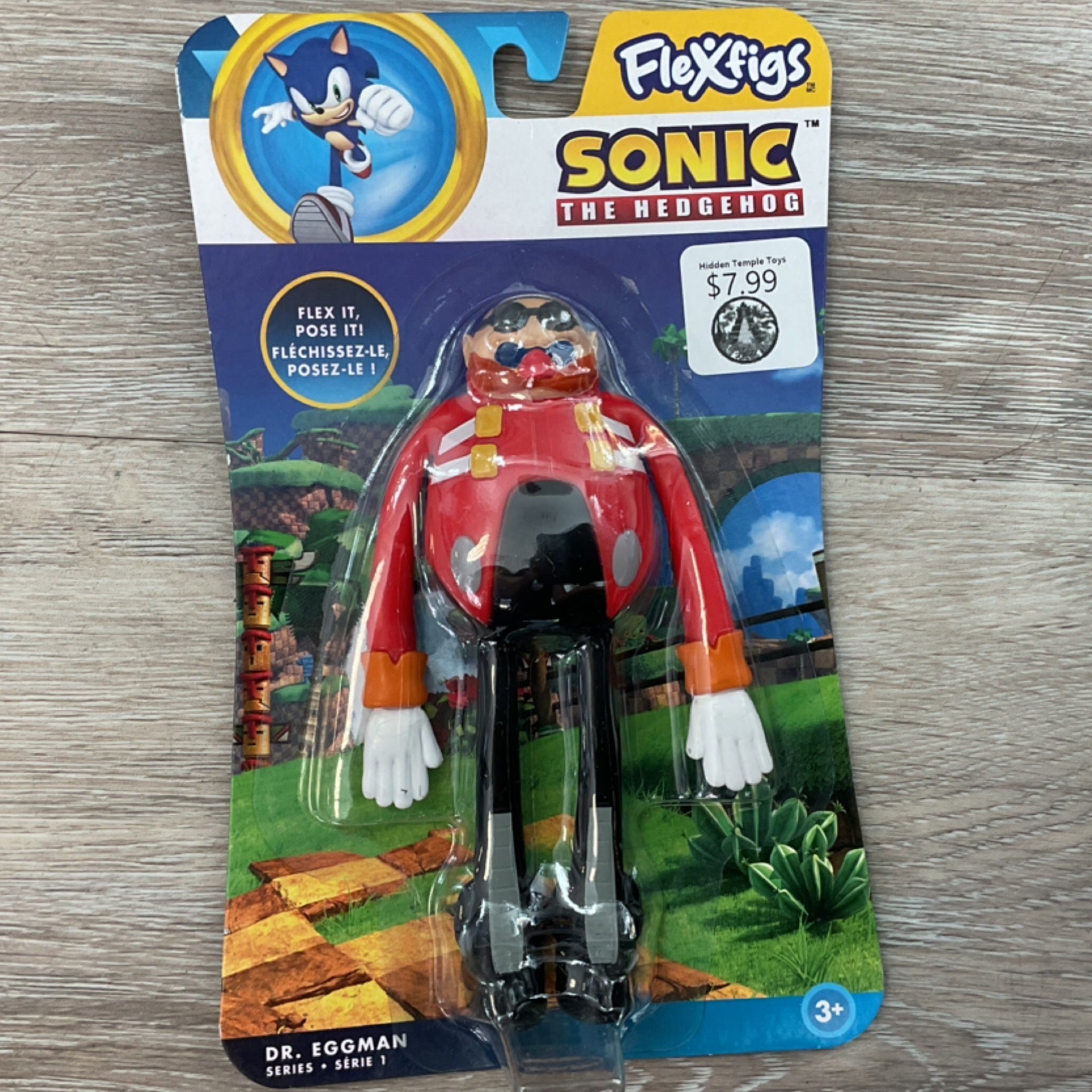 Flexfigs Sonic The Hedgehog Dr Eggman Figure Hidden Temple Toys