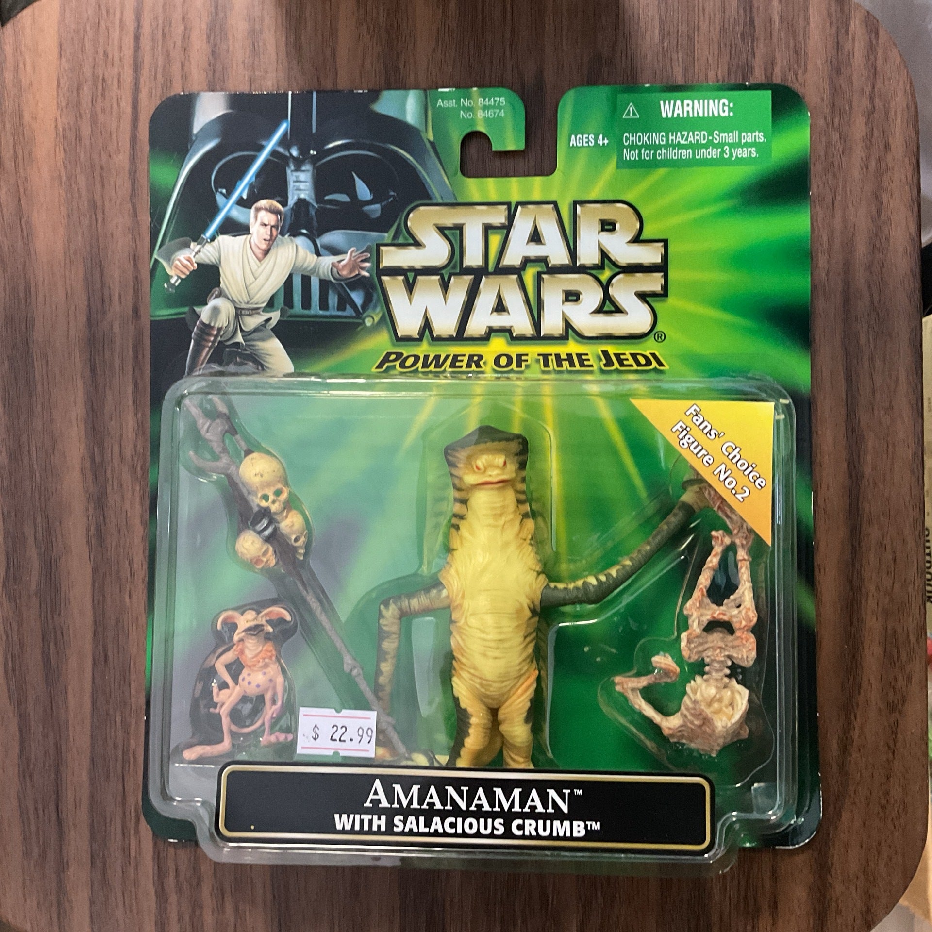 Star Wars Power of The Jed Amanaman with Salacious Crumb | Hidden ...