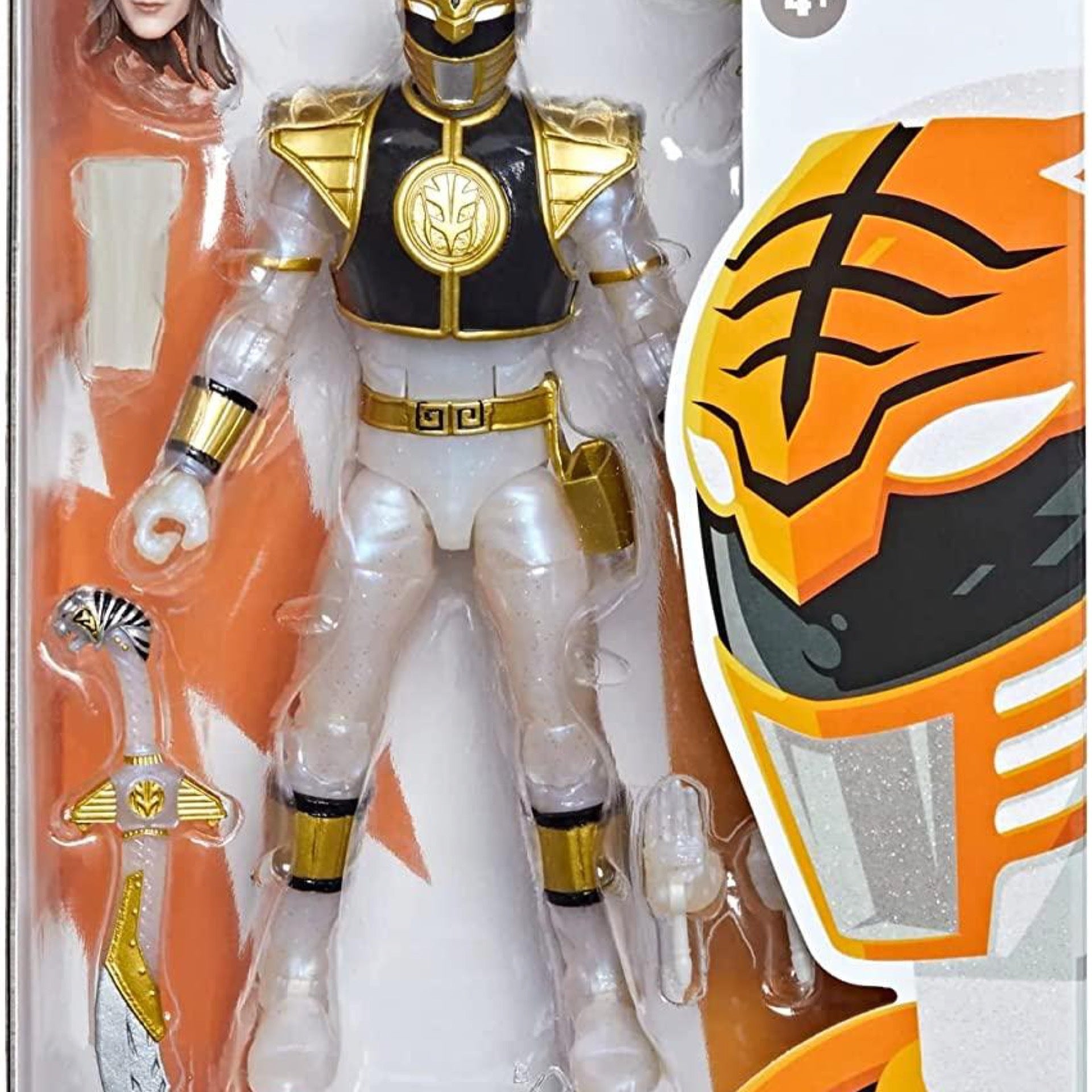 Power Rangers Lightning Collection 6-Inch Mighty Morphin Metallic White ...